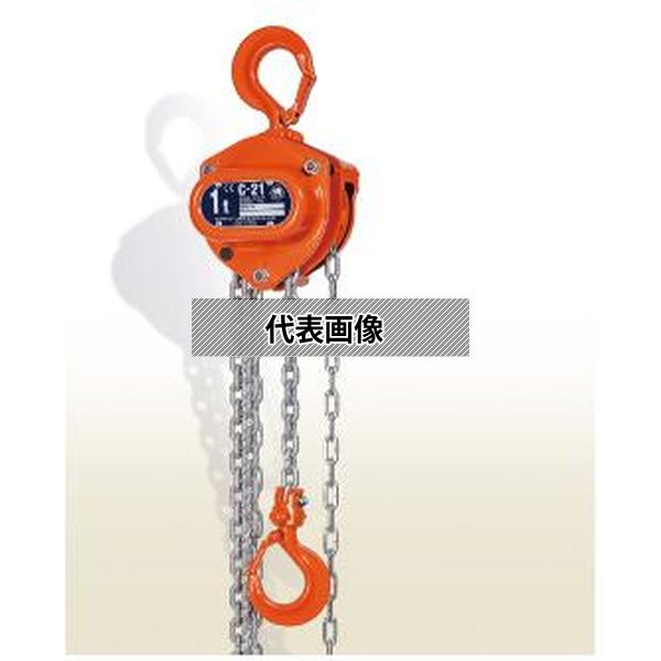 【ご注意：画像は代表画像です。カラーやサイズは商品名を必ずご確認下さい。】用途—商品説明超小型・軽量化(0.5tは象印チェンブロック社製品比で自重21%減)。巻下げ時のカミコミがない最高の操作感。表面硬化強力チェーンは最小破断応力1000N...