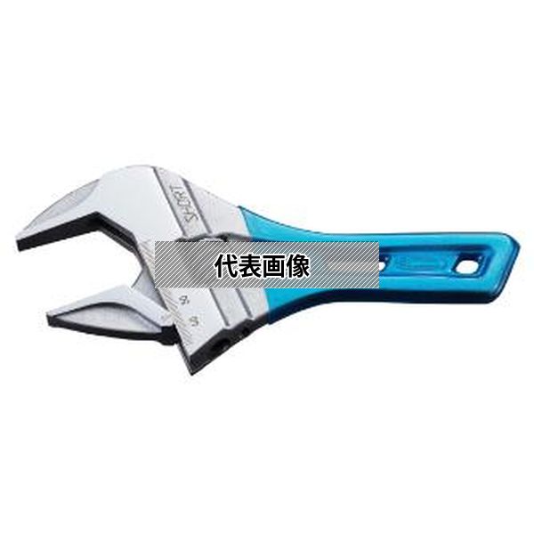 【ご注意：画像は代表画像です。カラーやサイズは商品名を必ずご確認下さい。】用途●ボルト・ナットの締め付けからゆるめ作業に。商品説明手のひらサイズで込み入った狭い空間での作業に最適。ショートタイプで目盛付き。口開きワイドで軽い・薄いスケルトン...