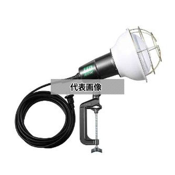 【ご注意：画像は代表画像です。カラーやサイズは商品名を必ずご確認下さい。】用途—商品説明白熱作業灯300w相当の明るさながら消費電力は40wと省エネ・長寿命なLED作業灯。工場内の補助照明、工事現場の作業灯、資材置き場などの照明として最適で...
