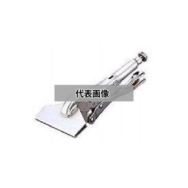 【ご注意：画像は代表画像です。カラーやサイズは商品名を必ずご確認下さい。】用途●板金の曲げ等成形作業に。商品説明板金の曲げ等の成形作業に最適です。口金の面積が広いため強力なクランプ力が得られます。商品スペック開き(mm)：0〜30全長(mm...