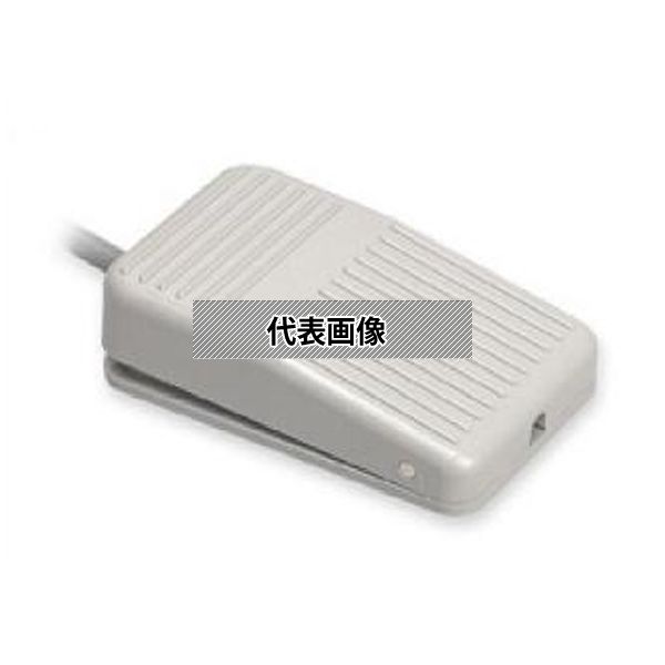 【ご注意：画像は代表画像です。カラーやサイズは商品名を必ずご確認下さい。】用途—商品説明高信頼性のミニ形フットスイッチです。スマートな設計とデザインはすべての機器の調和します。安全で強いABS樹脂製で、1350N耐踏圧・操作でも大丈夫です。...