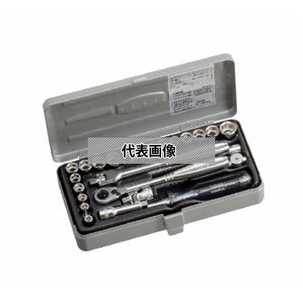 【ご注意：画像は代表画像です。カラーやサイズは商品名を必ずご確認下さい。】用途—商品説明各種小形機械装置などの取付け整備に必要な工具を厳選。グッドデザイン賞受賞製品採用。商品スペック商品タイプ：ミリサイズ/インチサイズソケット形状：6角差込...