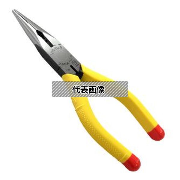 【ご注意：画像は代表画像です。カラーやサイズは商品名を必ずご確認下さい。】用途—商品説明合わせ部を角型にして強度を上げています。プライヤー部があり、パイプやナットを回しやすくなっています。皮むき穴(Φ1.6)付です。商品スペック呼びサイズ(...