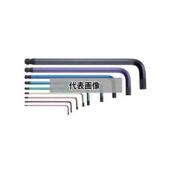 【ご注意：画像は代表画像です。カラーやサイズは商品名を必ずご確認下さい。】用途—商品説明高性能作業性アップ。工具箱の中でも探しやすい。サイズで色分けさらにリン酸マンガン下地で塗装が剥がれにくい。新ボール形状。駆動部を六角穴の入り口付近へ接触...