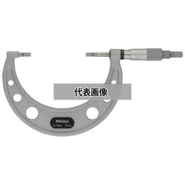 【ご注意：画像は代表画像です。カラーやサイズは商品名を必ずご確認下さい。】用途—商品説明測定面がブレードタイプで、丸物の細溝の径などを簡単に正確に測定できます。測定面超硬合金チップ付も製作しています。スピンドルは直進式。定圧装置付き。測定デ...