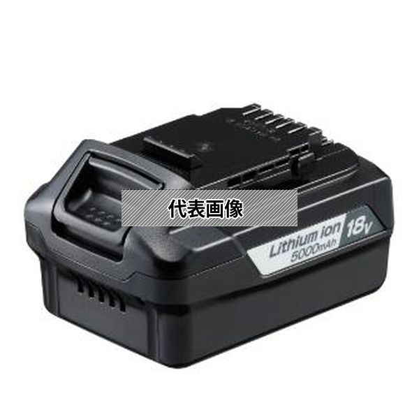 【ご注意：画像は代表画像です。カラーやサイズは商品名を必ずご確認下さい。】用途—商品説明電池パックです。商品スペックバッテリー電圧(V)：18バッテリー容量(Ah)：5種類：リチウムイオン電池適用機種：BHC-180L5・BHC-1810L...