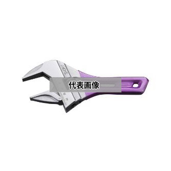 【ご注意：画像は代表画像です。カラーやサイズは商品名を必ずご確認下さい。】用途●ボルト・ナットの締め付けからゆるめ作業に。商品説明手のひらサイズで込み入った狭い空間での作業に最適。ショートタイプで目盛付き。口開きワイドで軽い・薄いスケルトン...
