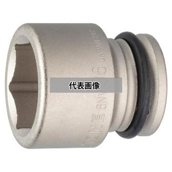 【ご注意：画像は代表画像です。カラーやサイズは商品名を必ずご確認下さい。】用途—商品説明外観品質と防錆力の向上を図った無電解めっき仕様のインパクト用ソケット。ソケット形状:6角六角部ストロングドライブ※随時、Oリング仮置き溝付に変更させてい...