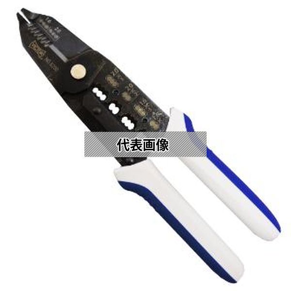 【ご注意：画像は代表画像です。カラーやサイズは商品名を必ずご確認下さい。】用途●内線・外線工事など電気設備工事でのVA・VVF線の加工作業に最適です。商品説明先端のくわえ部を細長く設計しているため、芯線の「のの字曲げ」加工がしやすくなってお...