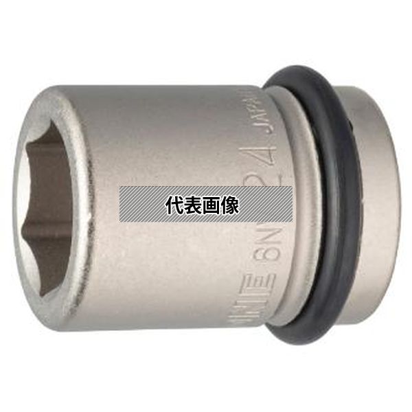 【ご注意：画像は代表画像です。カラーやサイズは商品名を必ずご確認下さい。】用途—商品説明外観品質と防錆力の向上を図った無電解めっき仕様のインパクト用ソケット。ソケット形状:6角六角部ストロングドライブ※随時、Oリング仮置き溝付に変更させてい...