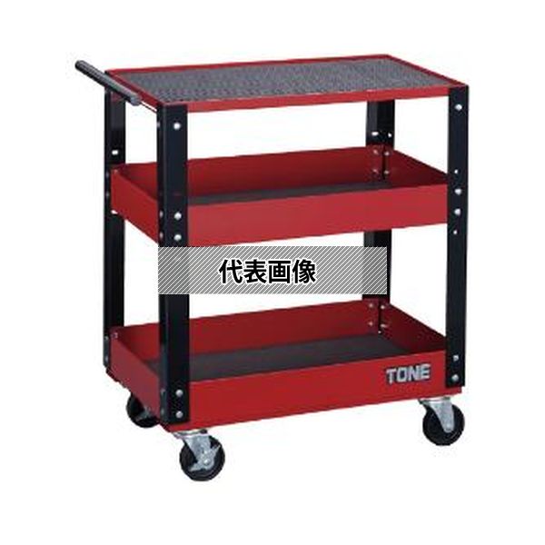 【ご注意：画像は代表画像です。カラーやサイズは商品名を必ずご確認下さい。】用途—商品説明作業工具、小物治具、部品などを収納し、移動できる軽作業用のキャビンです。収納物に合わせて棚の高さ位置を3段階で変更可能。商品スペック許容荷重(N)：88...