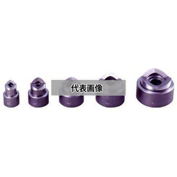 【ご注意：画像は代表画像です。カラーやサイズは商品名を必ずご確認下さい。】用途—商品説明エビパンシャーの薄鋼管用パンチダイスです。商品スペック丸薄銅管用穴径(Φmm)：32.5重量(g)：250注意事項パンチ・ダイス部に触れた状態でハンドル...