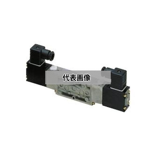 【ご注意：画像は代表画像です。カラーやサイズは商品名を必ずご確認下さい。】用途●Φ63〜100のシリンダ駆動に適します商品説明4F320シリーズ省資源長期使用可能低頻度使用可能塵埃に強いダブルソレノイドタイプの5ポート弁です。ダイレクト配管...