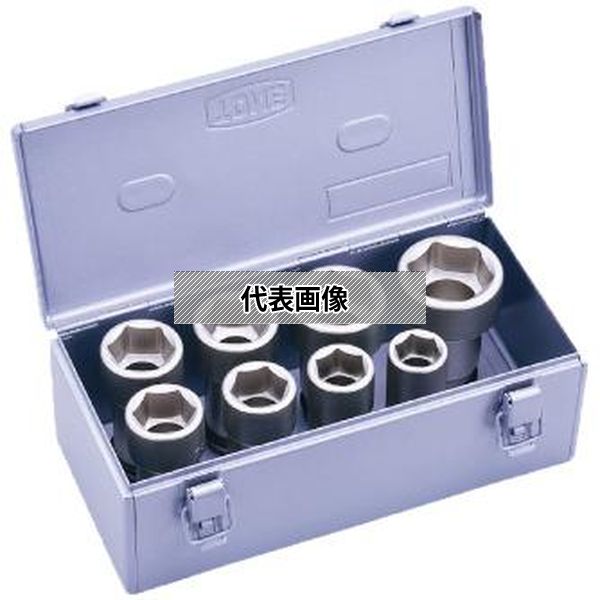 【ご注意：画像は代表画像です。カラーやサイズは商品名を必ずご確認下さい。】用途—商品説明ピン・Oリングの付いたインパクト用ソケットをそのまま収納可能。樹脂トレーに比べ、優れた耐久性・環境性。個々の製品が決められた位置に固定されるため、整理が...