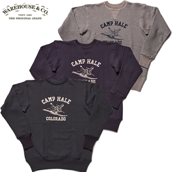 【商品名】 WAREHOUSE ウエアハウス スウェット トレーナー Lot 403 ARMY SKIING 【特徴】 20年以上仕様を変更していない定番の吊り編みスウェットです。二本ステッチの間から粗めのロック糸が見える仕様はヴィンテージ...