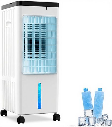 【2025新グレード冷風機 冷風扇】家庭用冷風扇風機は、送風、冷却、加湿の 3 つの機能を 1 つにまとめることができ、クーラーよりも涼しく快適な体験をお楽しみいただけます。3 つのモードと 3 段階の風量調整が可能で、さまざまなグループの...