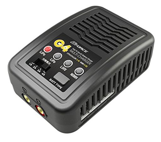 LiPo/LiFe/LiHV/NiMHバッテリー対応 急速AC充電器 充電電流をスライドスイッチで4段階(1A/2A/3A/4A)に切替可能 スライドスイッチとプッシュボタンのみのカンタン操作 ホビー用バッテリーの充電はコレ1台で全て解決 ...