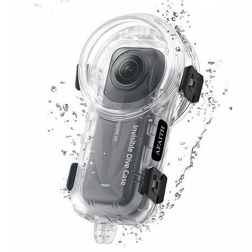 🍀【対応機種:Insta360 X4】専用の防水保護ケースで、シュノーケリング、サーフィン、水泳などのウォータースポーツ、水中アウトドア活動に最適です。 雨、雪、強風、埃っぽい環境でも使用可能です。注意: 防水ケースを使用し...
