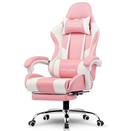 【多機能搭載のゲーミングチェア】eSportsを愛する若者のために開発された、長時間座っても疲れにくく、ゲーミングの雰囲気が感じられるゲーミングチェアです。「気孔付きPUレザー」x「通気性の良い座面」x「リクライニング機能」x「オットマン·...