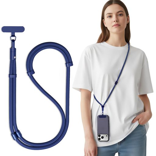 3WAY仕様:斜め掛け・首掛け・手首用。1本で3通りの使い方。両手フリーで快適に 2種類の取り付け:穴なし用T型パッチ&amp;穴あり用ループ付き。ケース下部の干渉なし。0.4mm超薄型で無線・有線充電対応 多機種対応:スマホ・カメラ・ID...