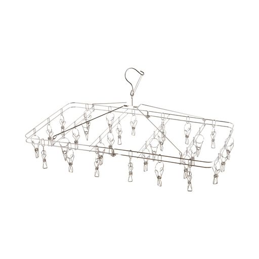 製品サイズ:(約)使用時/幅63x奥行34x高さ32.5cm、収納時/幅8x奥行34x高さ51cm 製品重量:(約)0.8kg 素材・材質:ステンレス鋼 生産国:中国