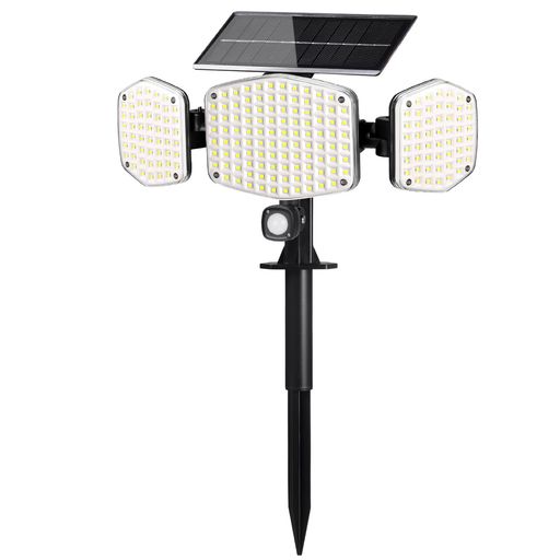 照明、防犯、停電対策、防災 ※【3面発光で広範囲爆光照射】このソーラーライトは昼光色7000k超高輝度の208個LEDチップを搭載しており、最大光束で2100ルーメンを達し、光を無闇の空に散らずに照明したい場所をしっかり照らします。3面発光...
