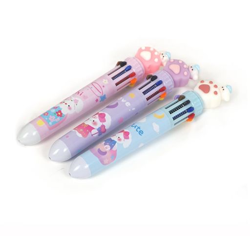 【パッケージ仕様】3本セットの可愛い10-in-1ボールペン、滑らかな書き方。 【サイズ】長さ-約15cm、0.5mm芯、素材-プラスチック 【かわいいデザイン】この10色のペンは、持ちやすく、滑らかな書き心地で、快適な使用感を実現する適切...