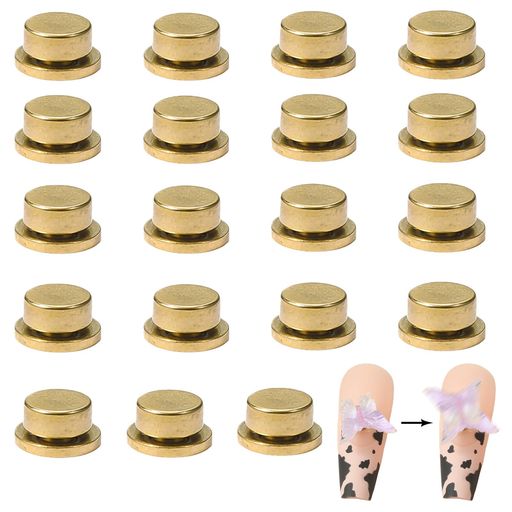 【ネイルロータリーベアリング】360度回転できるベアリングを使用して、ユニークなネイルアートアクセサリーをDIYし、さまざまなネイルスタイルのより興味深い選択肢を提供します。 【丈夫な素材】回転ベアリングツールは安全性の高い銅素材で作られて...
