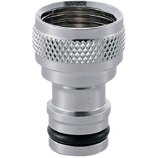 カップリング横水栓・散水栓に取付けることができます。 ホースカラン先をはずして取り付けてください。 ホースがワンタッチで着脱できます。(別売ジョイントPL60-50が必要です。) 呼び13用・接続ネジ径:G1/2