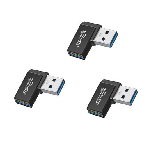 1.周辺機器の方向を変えられる便利なL字型usbtypea変換アダプタ。USB3.0typeaオス〜USB3.0typeaメス変換アダプタ(タイプaオス〜タイプaメス)。USB機器のコード、USBケーブル等が邪魔にならずにでっぱりや引っ掛か...