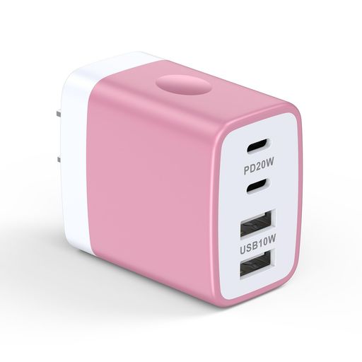 【4ポート・PD3.0対応で単ポートで20Wの高出力!】USB-Cx2、USB-Ax2の4ポート構成で、4台のデバイスを同時に急速充電られるusb充電器です。このUSB-C充電器はPowerDelivery3.0の充電技術を採用して、30分...
