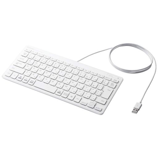 一枚板のように美しい最薄部6.5mmの有線薄型ミニキーボードです。 キータイプには、ノートパソコンのキーボードと同じ、軽い力で打鍵できる「パンタグラフ方式」を採用しています。 キートップ下に鉄板を内蔵することで、しっかりとした打ち心地と安定...