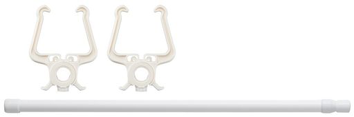 本体サイズ:約W53~90xD12.5xH16cm 耐荷重:約10kg 生産国:日本 素材:ポリプロピレン、ポリアセタール、ABSコーティングスチールパイプ