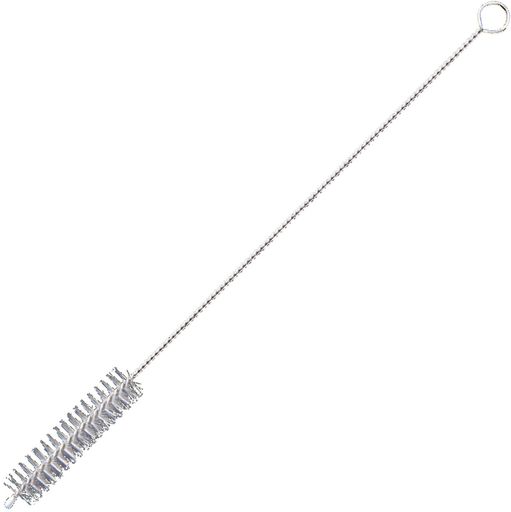 サイズ(約):径1.1cm、長さ22cm 素材・材質:本体/ステンレス鋼線、毛/ナイロン 生産国:中国