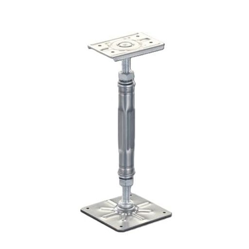 プレート:F型 調整範囲(mm):321~471 圧縮荷重(kgf):1656 天板サイズ:90x65mm ベースサイズ:100x100mm レベル;396プラスマイナス75mm 引張荷重:400kgf 耐荷重:1800kgf 従来工法の木...