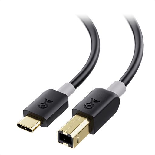 【プラグ&amp;プレイ】USBTypeCUSBTypeB変換ケーブルを使用して、USBCポートが搭載されているパソコンとUSB2.0TypeBポートが搭載されているプリンター、スキャナー、プリンタースイッチ、外付けハードドライブに接続しま...