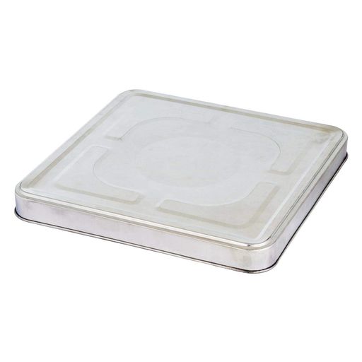 本体サイズ:W240xH25xD240mm 質量:145g 材質:ブリキ 用途:C-900S、C-18000S用フタ