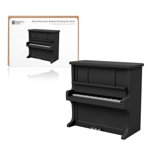 【BambuLabMakerworldオリジナル部品】ピアノオルゴール巻き上げキットには時計仕掛けのオルゴール*1、ゼンマイ*1、M3*8ネジ*3が含まれ、3Dプリント部品は含まれません。 【簡単な組み立て】セットアップがとても簡単で、ゼン...