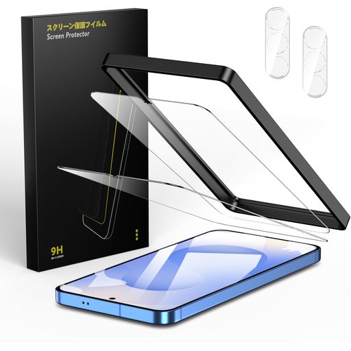 【二次硬化处理&amp;9h硬度】GalaxyS25SC-51Fフィルムは日本製AGCのガラス材料を採用し、一般的な熱強化処理を行った後に、二次硬化処理を行っています。1000回以上のひっかき傷テストと落下テストに無傷と、落下に対する耐性が...