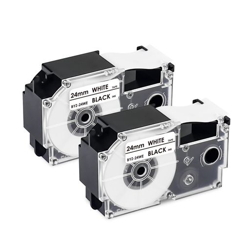 【商品】:KAKASHIのテプラテープカートリッジ24mm白地に黒文字長さ8m2個セット【テープの互換型番】:カシオネームランドテープXR-24WE 【特徴】:KAKASHIネームランドテープ24mmは強粘着、耐油性、耐腐食性、耐久性、低温...