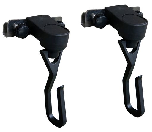 本体サイズ・・・約6x10x4.9cm(1個)x2 本体:ナイロン樹脂 取付金具:ステンレス 生産国:中国 耐荷重:1セットあたり2kg