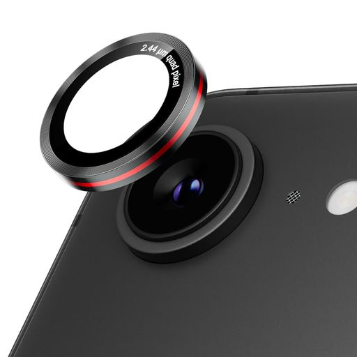 【対応機種】iPhone 17e/16e専用レンズカバー。本物のカメラレンズに着想を得た赤いリングストリップが、iPhone に洗練されたテクノロジーの美しさをプラスします。 【保護力抜群・耐衝撃・飛散防止】いiPhone 17e/16eカ...