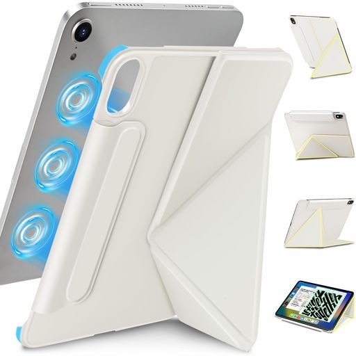 【対応機種】iPad mini 7/6 専用 プレミアム超薄型ケース: 2024年最新モデル iPad mini 7(A17 Pro 2024)と iPad mini 6(2021モデル)に完全対応,8.3インチ画面をしっかり保護しながら、...