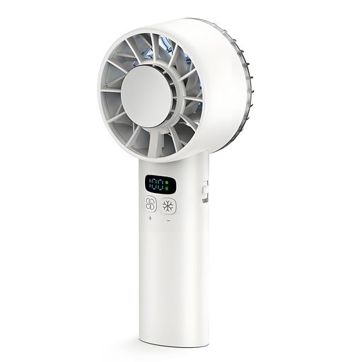 【冷却機能付き 冷感扇風機】冷却プレートを備えた携帯扇風機で、ただ送風だけでなく、送風中に冷却スイッチを押すとプレートが急速に冷たくなり、それを頬やおでこ、手首、首元などに当てると、ひんやり冷え冷え感でお肌が即時クールダウン。猛暑の中でも氷...