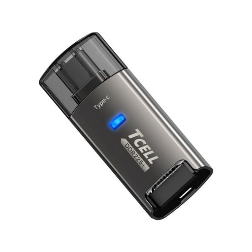 ダイキャスト亜鉛合金製Type-C接続microSDカードリーダー