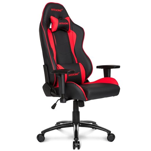 AKRACINGハイエンドゲーミングチェア。適度なホールド感を持たせた座り心地。張地を経年劣化に強い高耐久仕様のPUレザーに変更したアップグレードモデル 寸法:背もたれ幅:54CM/奥行:56CM/高さ:92CM、座面下高さ:33~40CM...