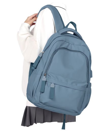 【人気のおしゃれリュック】44*15*28/0.6kgの大容量かつ軽量設計。男女兼用で、通学、通勤、旅行、デート、出張などのさまざまなシーンにぴったりです。 【多層構造で収納力抜群】大容量リュックはA4サイズはすっぽり収まり、15.6インチ...