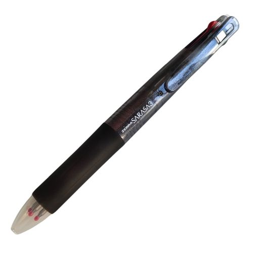 全長14.31cm 【3色ジェルボールペン】黒・赤・青 【重量】14.2g 【インク】水性顔料 【ボールペン替芯】JK-0.5芯 【エアタイトシステム】キャップレスでもペン先が乾きにくい 全長14.31cm