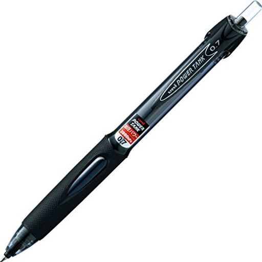 軸径12.9x厚さ15.2x全長143.9mm 10本 箱入 ノック式 /加圧式/油性ボールペン ボール径:0.7mm インク色:黒 重量:13g サイズ :軸径 直径12.9x厚さ15.2x全長143.9mm