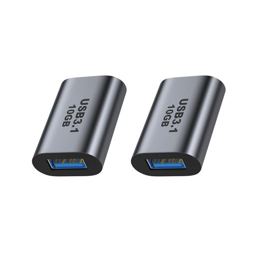 【USB C (メス) TO USB A (メス) 変換アダプタ】:USB-Aポートを搭載したノートパソコン・充電器・ACアダプタ・USB-Cハブ等機器に、TYPE-Cインターフェースを搭載したスマートフォン、タブレット、イヤホン、HDD、...